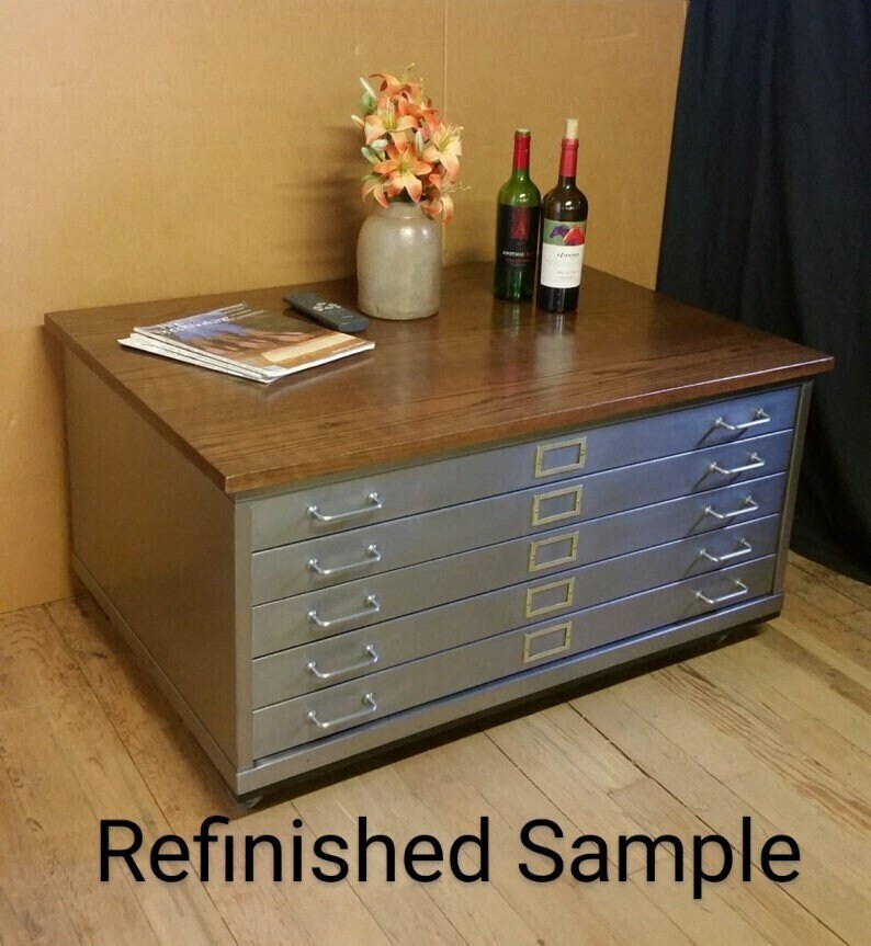 Flat File Coffee Table