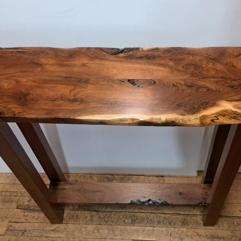 Walnut Entry Table - Etsy