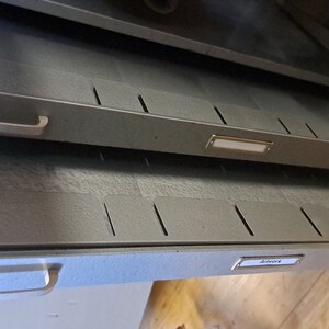 Flat File INV-56 Coffee Table Artist Print File Vintage STACOR Steel ...