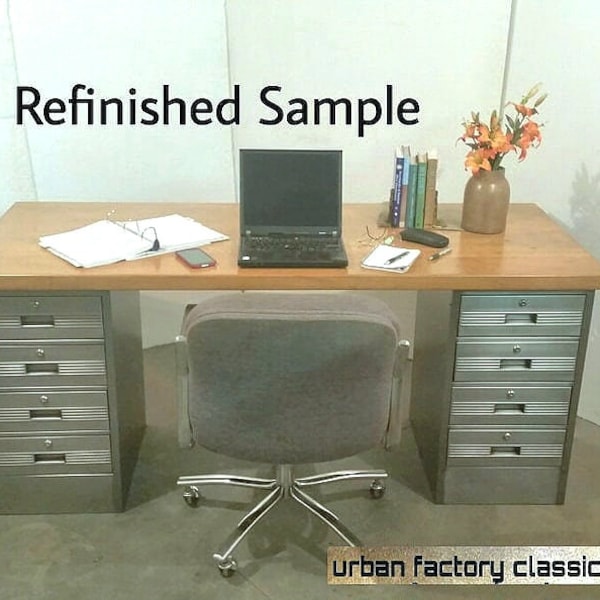 Industrial Reception Desk - Etsy