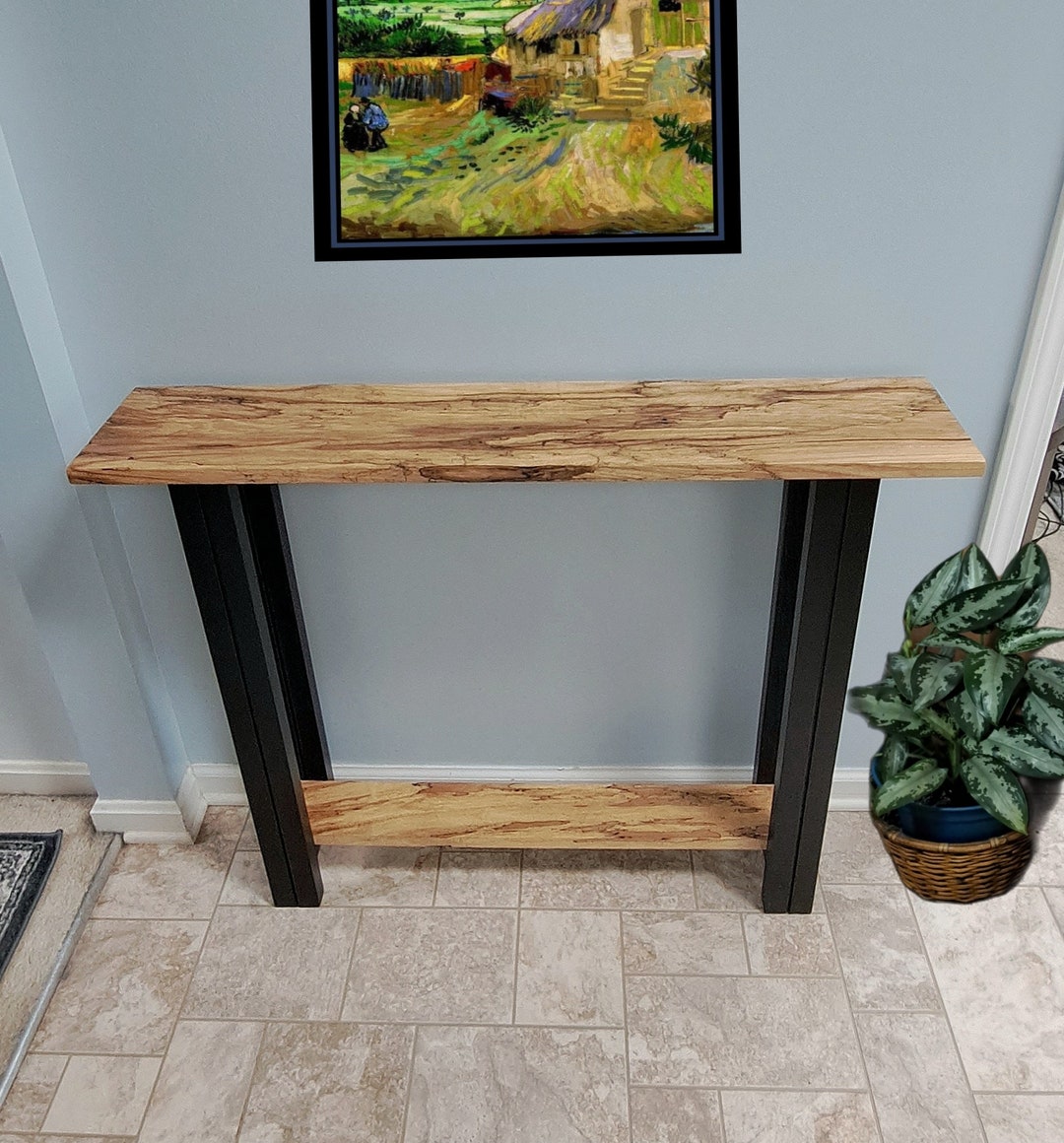 Spalted Maple Hall Table Entryway Table Console Table Sofa Table 39 T11 ...