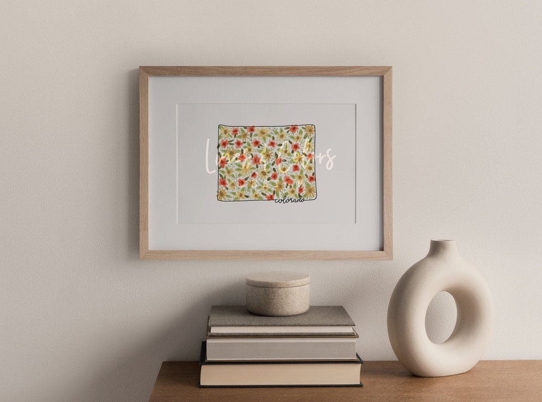 Colorado State Outline | Digital Art Print - Etsy