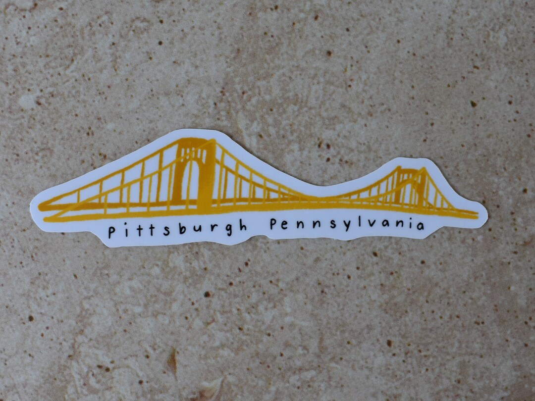Pittsburgh Roberto Clemente Bridge Water-resistant Sticker - Etsy