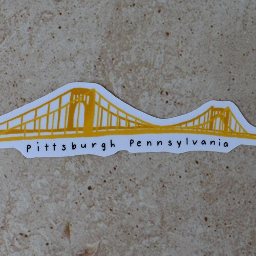 Pittsburgh Sticker - Etsy