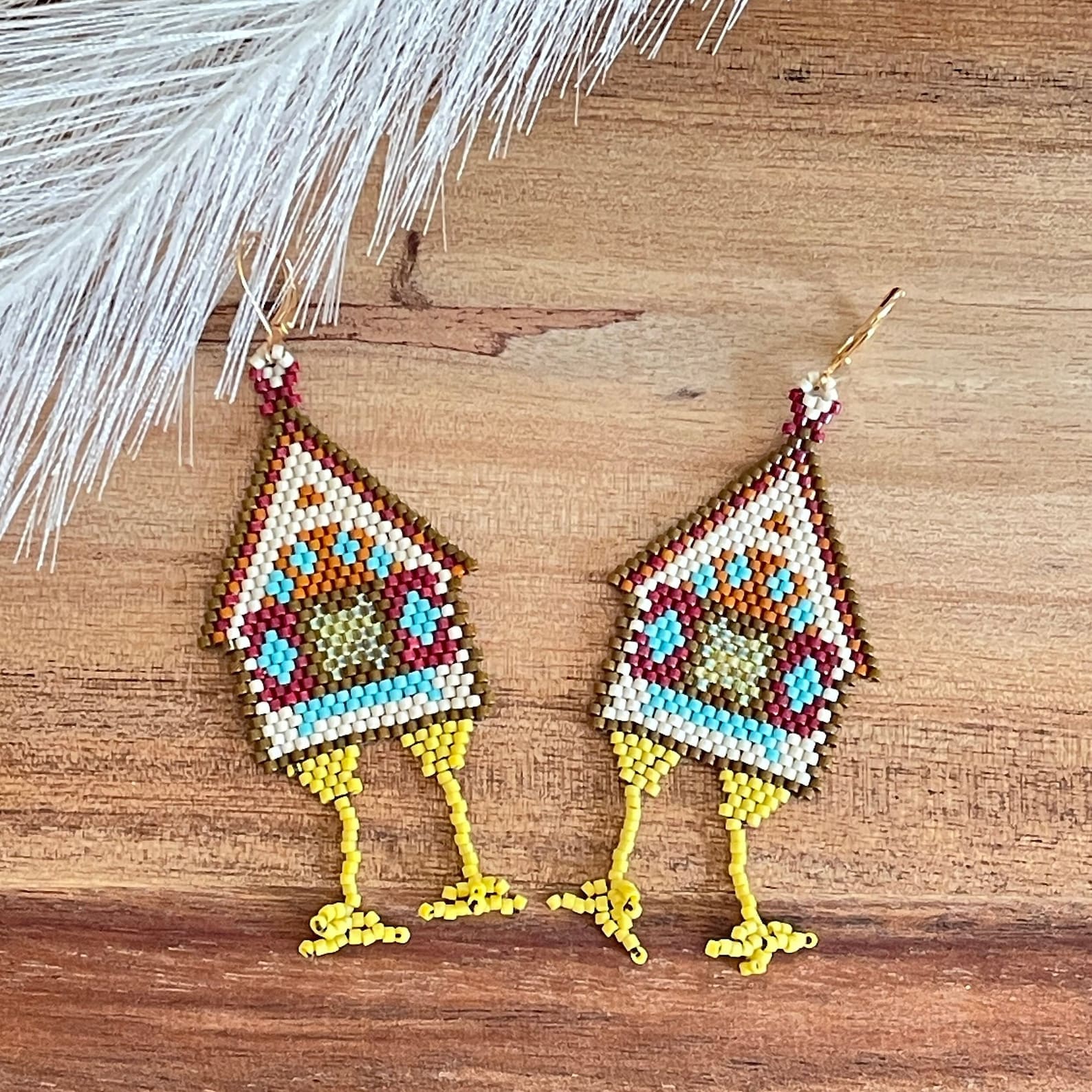 Baba Yaga Hut Earrings, House on Chicken Legs Earrings, Slavic Folklore ...