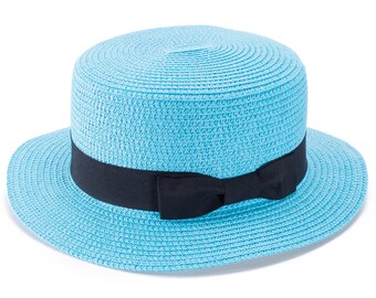 Sky Blue Flat Cap - Etsy