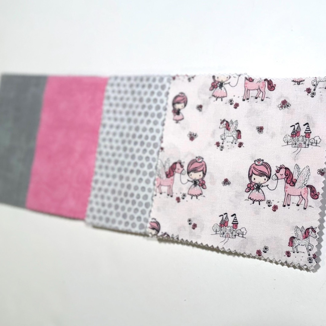 Pink Princess Message Quilt Kit - Pegasus Baby Shower Quilt Kit ...