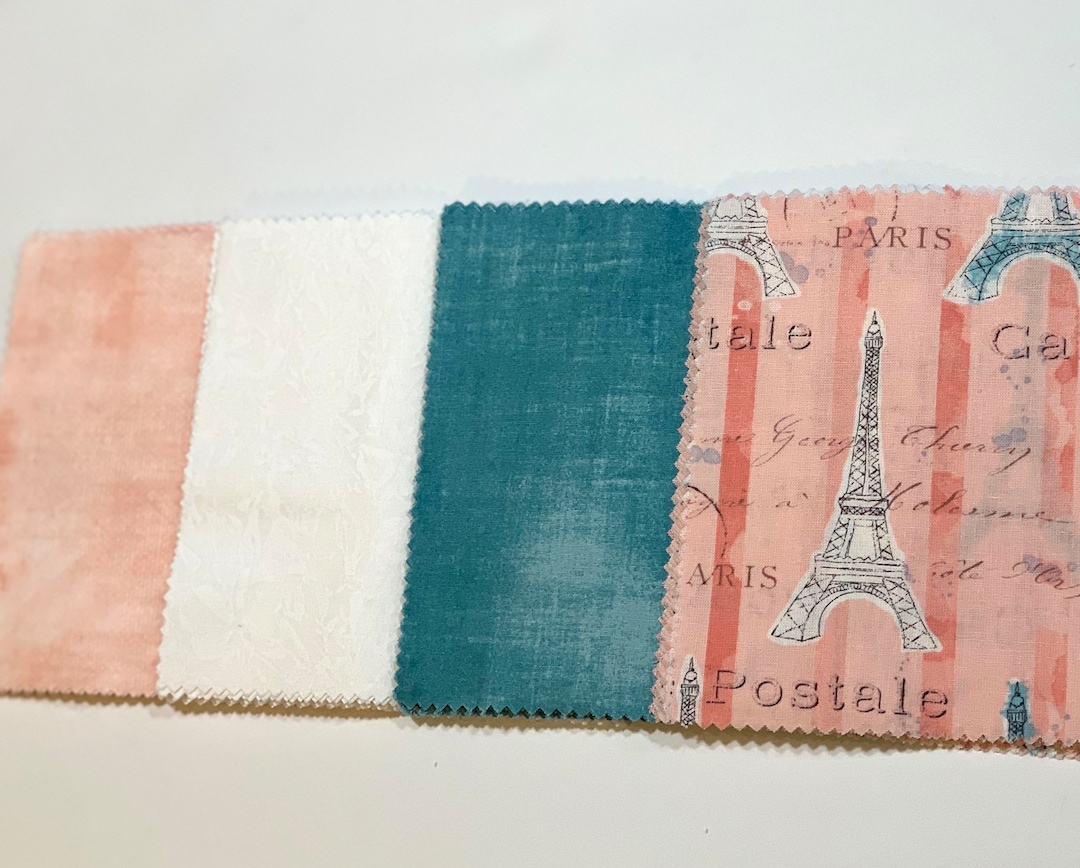 Paris Baby Shower Quilt Kit - Eiffel Tower Baby Shower Gift - Baby ...