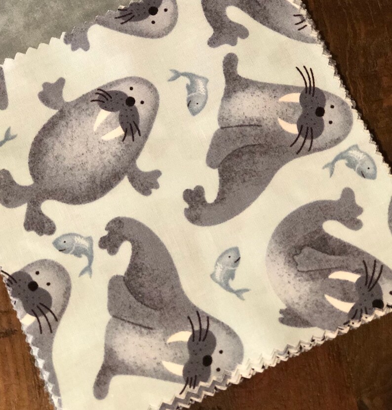 Walrus Baby Shower Quilt Kit Ocean Mammal Baby Shower Gift | Etsy