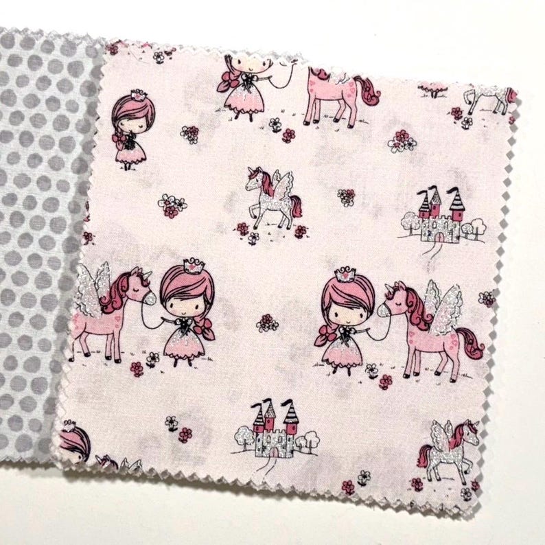 Pink Princess Message Quilt Kit - Pegasus Baby Shower Quilt Kit ...