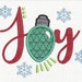 Joy Christmas Word Machine Embroidery Designs, Joy Filled Lettering ...