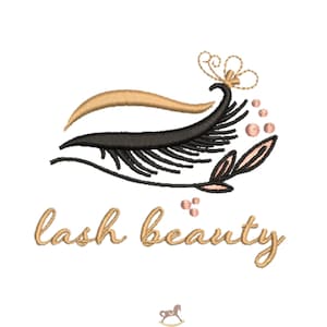 Lashes Machine Embroidery Design, Fashion Embroidery Designs, Eyelashes ...