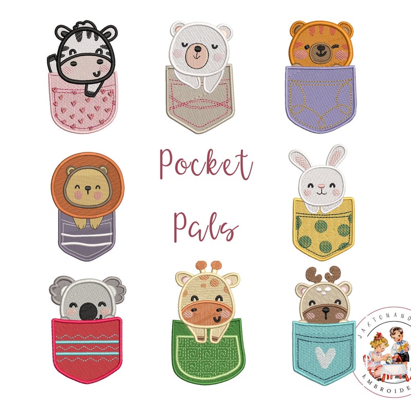 Peeker Embroidery Designs - Etsy