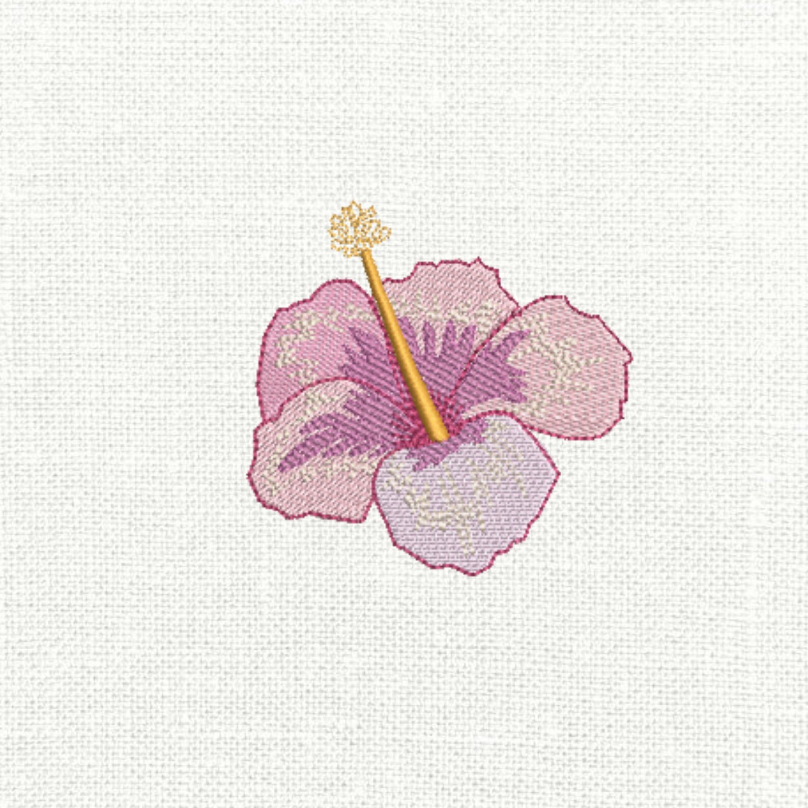 Hibiscus Flower Machine Embroidery Design Instant Download - Etsy
