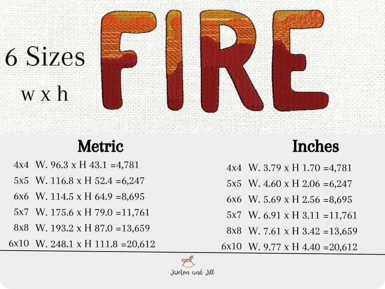 Fire Word Art Machine Embroidery Designs Fire Machine - Etsy