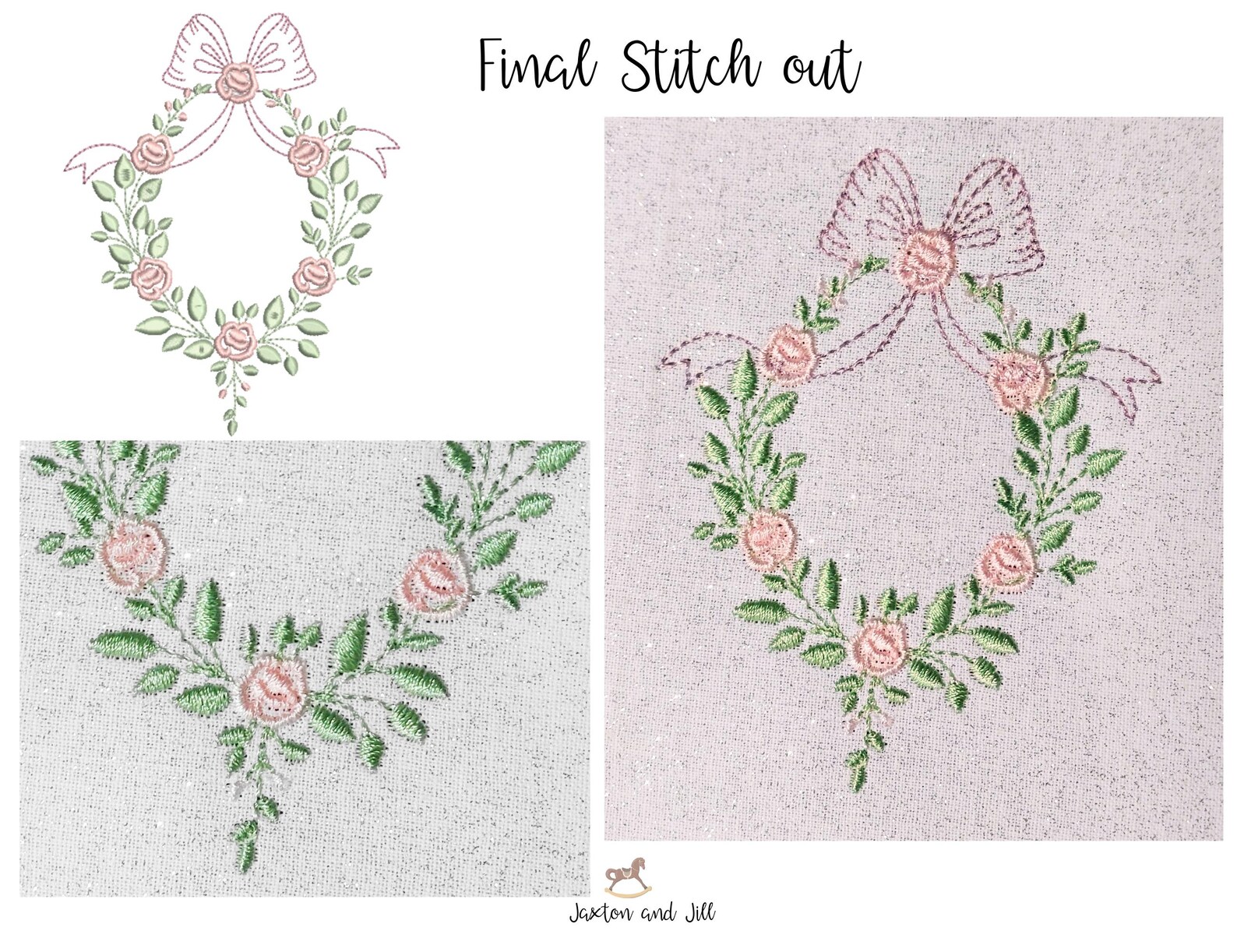 Heirloom Rose Crest Machine Embroidery Design (4 Hoop Sizes) - Etsy