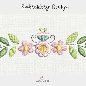 Floral Borders Embroidery Designs spring Flowers Design, Flowers ...