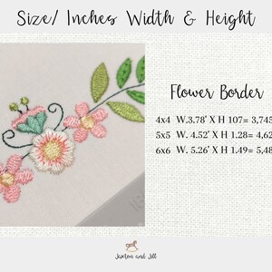 Floral Borders Embroidery Designs -spring Flowers Design, Flowers ...
