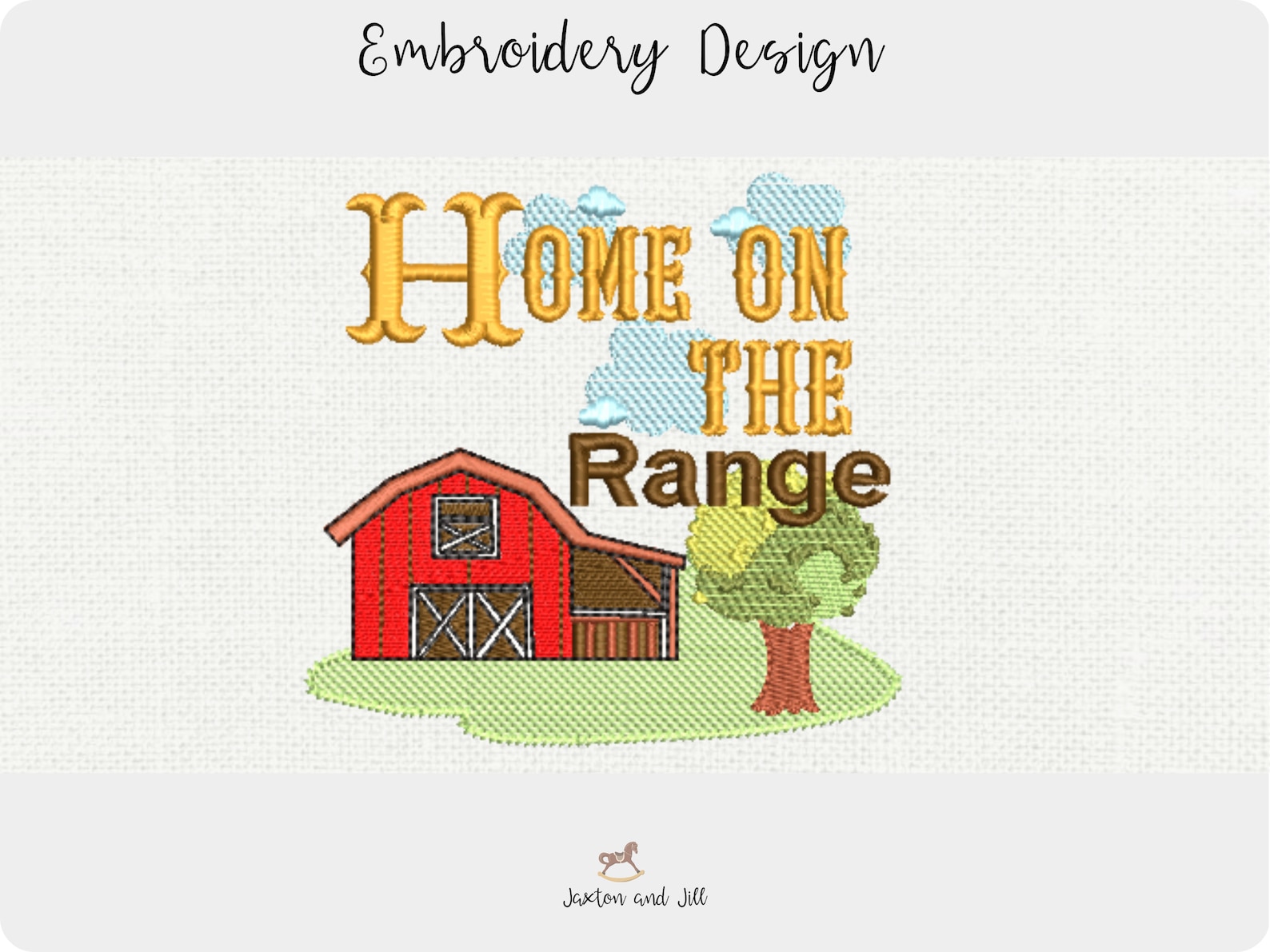 Barn Machine Embroidery Design Farm Animals Instant Download - Etsy