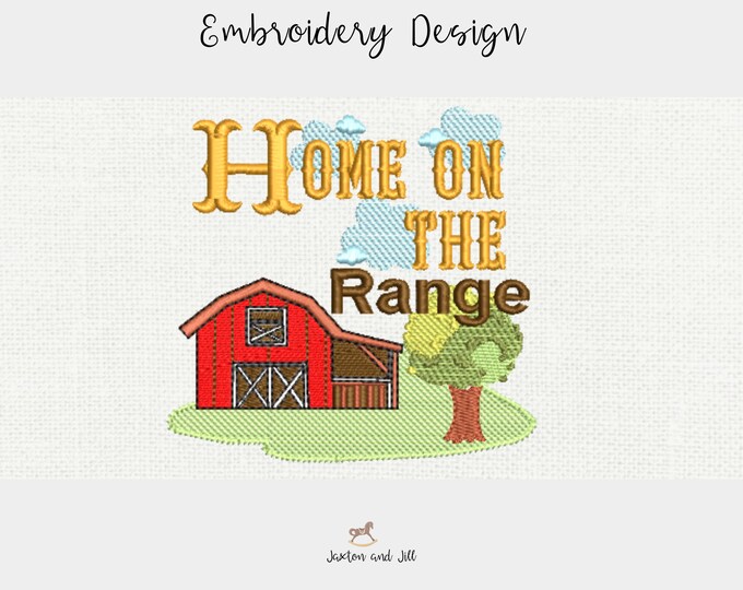 Barn Machine Embroidery Design Farm Animals Instant Download - Etsy