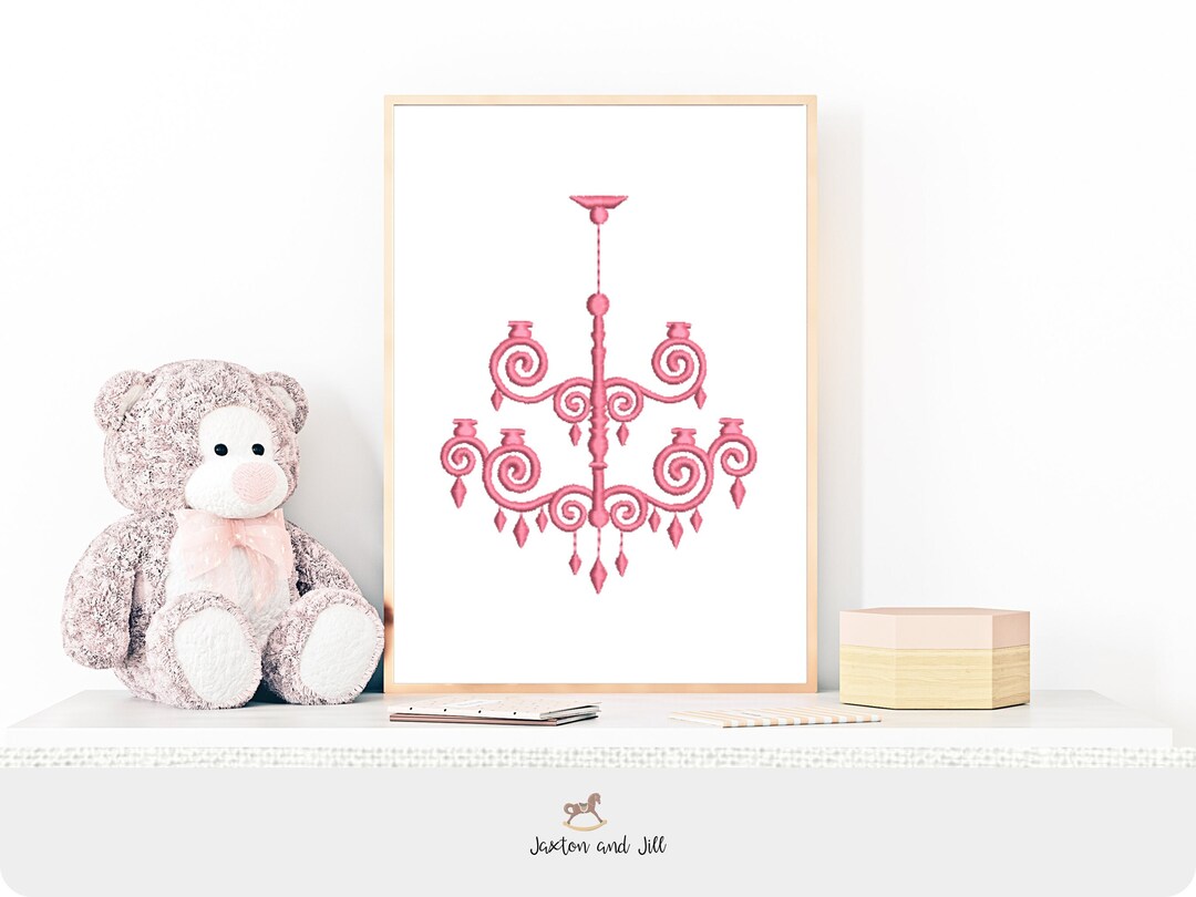 Chandelier Machine Embroidery Design: Chinoiserie Chic (instant ...