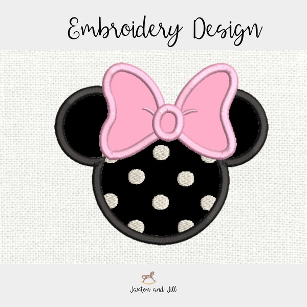 Minnie Mouse Embroidery Design - Etsy