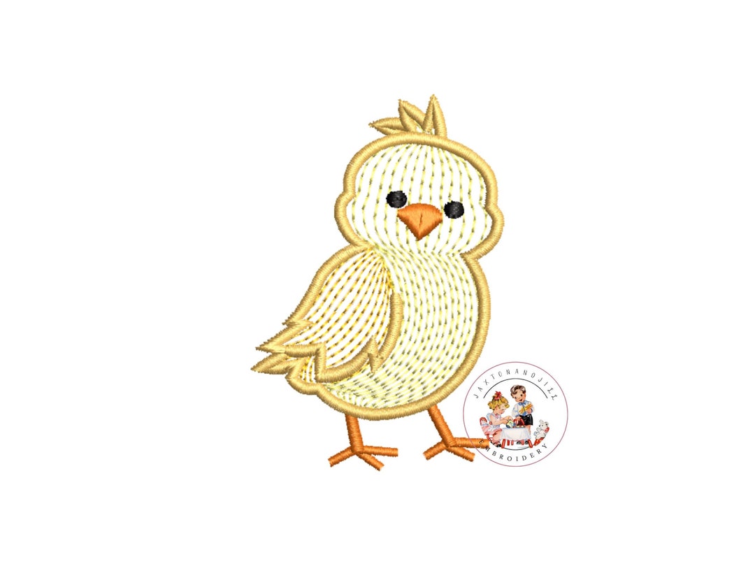 Chicken Machine Embroidery Design, Chicken Quick Stitch Embroidery ...