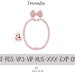 Coquette Bow Monogram Frame Machine Embroidery Design (instant Download ...