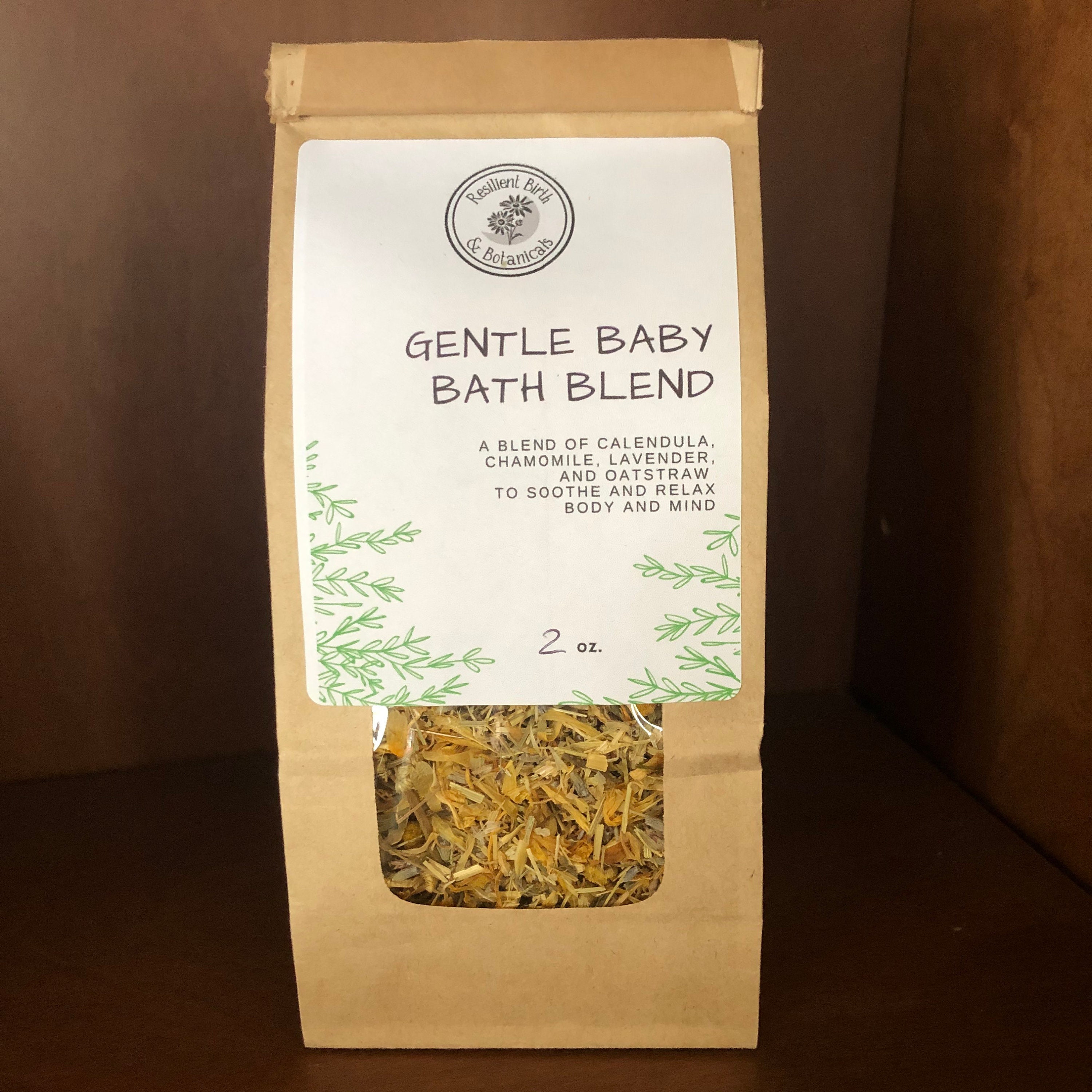 Baby Bath Herbs: A Gentle Blend of Calming and Cleansing Herbs for Baby ...