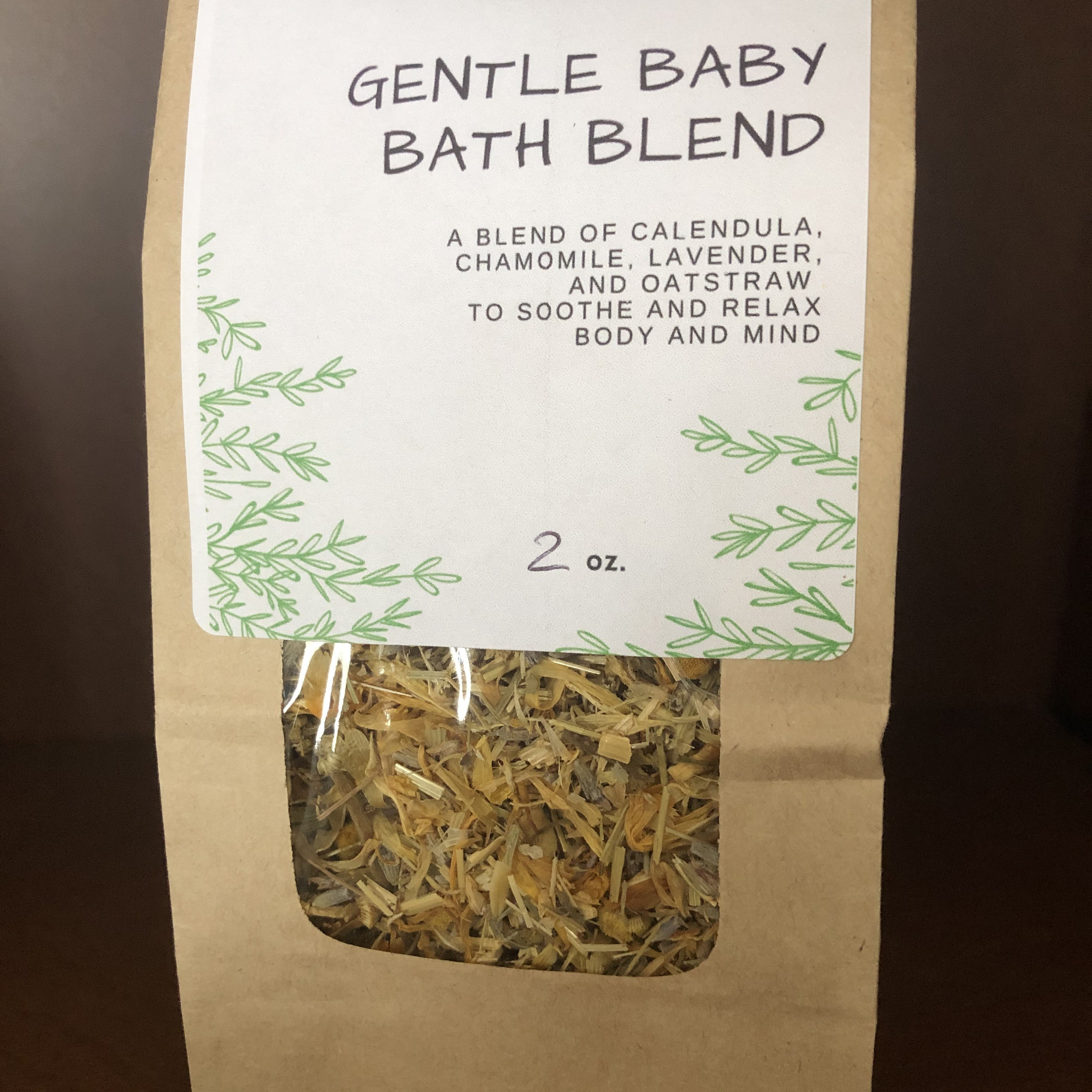 Baby Bath Herbs: A Gentle Blend of Calming and Cleansing Herbs for Baby ...