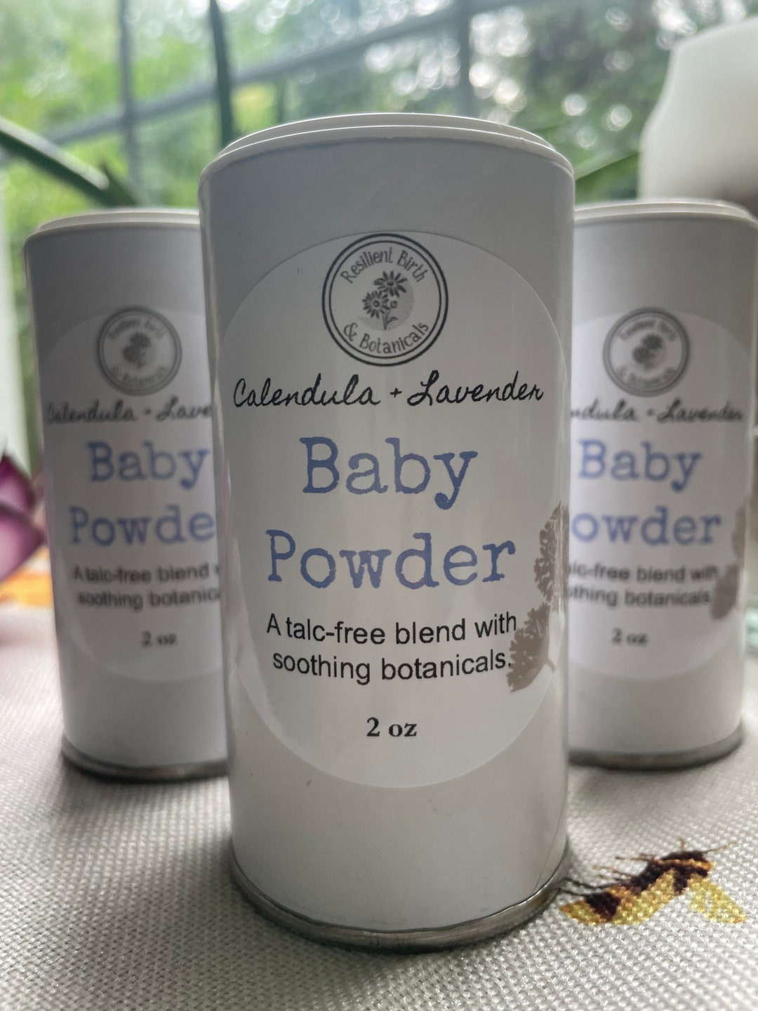 Herbal Baby Powder With Calendula and Lavender - Talc-free - Etsy