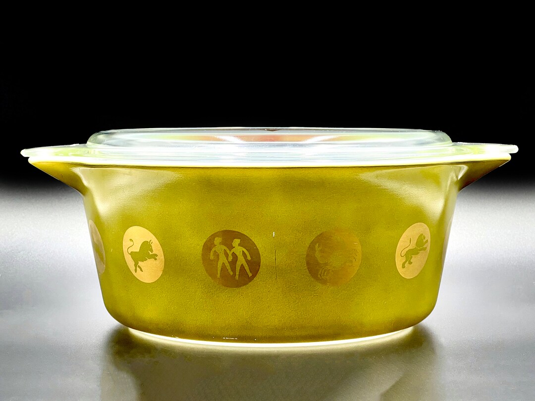 PYREX USA 'zodiac' Round Casserole Model 475 - Etsy