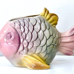 Kalmar Pottery australia Large Fish Jardiniere/planter Model V 118 - Etsy