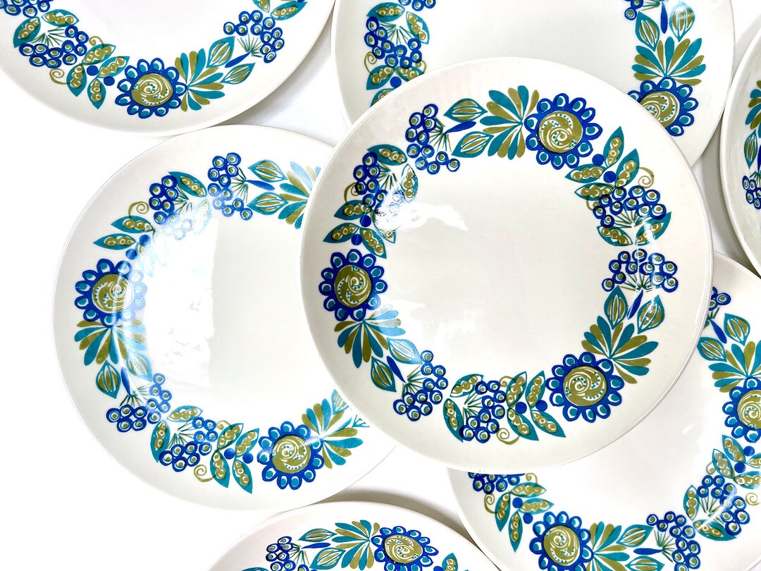 Figgjo (norway) 'tor Viking' 8" Salad Plates | Designed by Turi ...