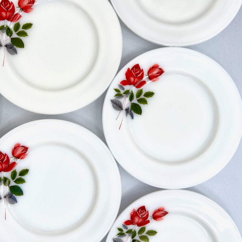 Rose Pyrex - Etsy