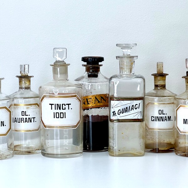 Apothecary Bottles - Etsy