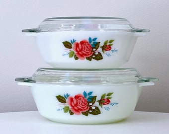 Cottage Rose Pyrex - Etsy