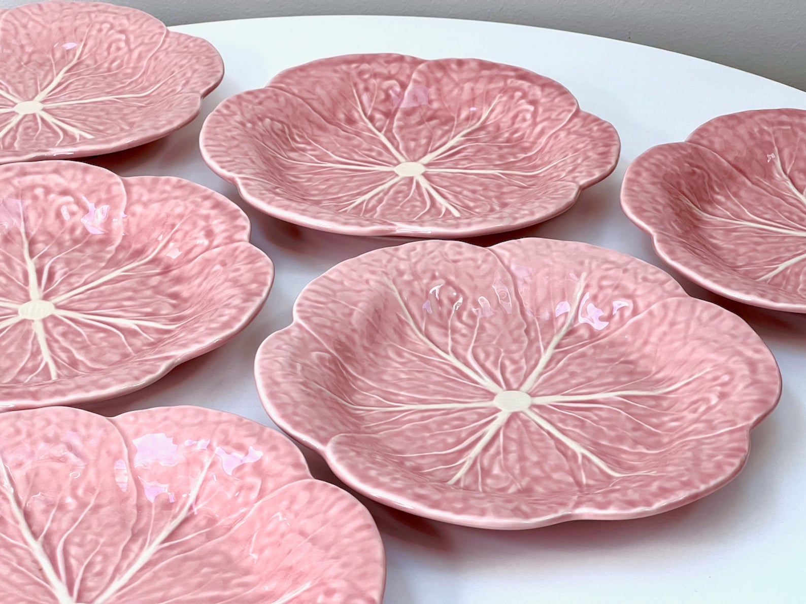 Bordallo Pinheiro portugal 'cabbage' in Pink - Etsy