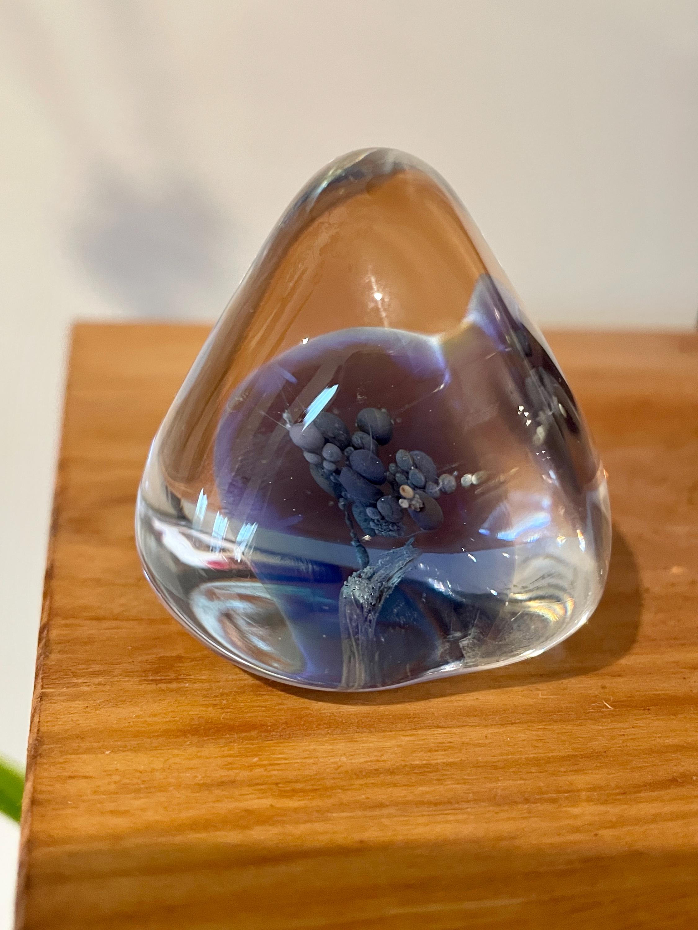 Seegers Fein Glass Paperweight Signed and Dated 1995 - Etsy