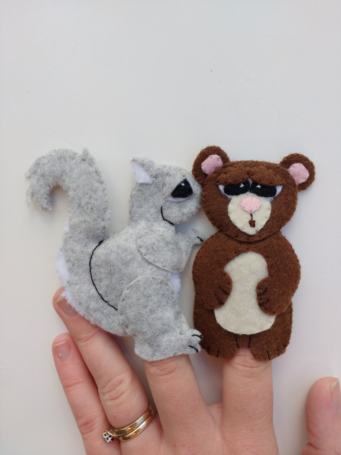 Forest Friends Finger Puppet Set | Etsy