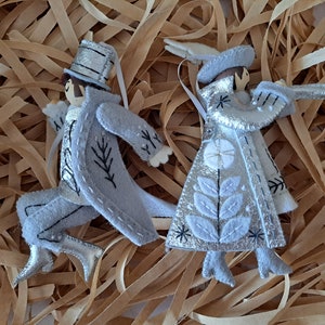 ALL 12 Days of Christamas Ornaments #1 -#12, 'silver' - Etsy
