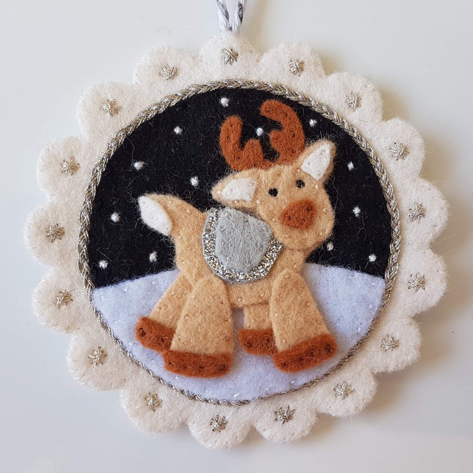Felt Kit for Christmas Decorations 'reindeer' - Etsy