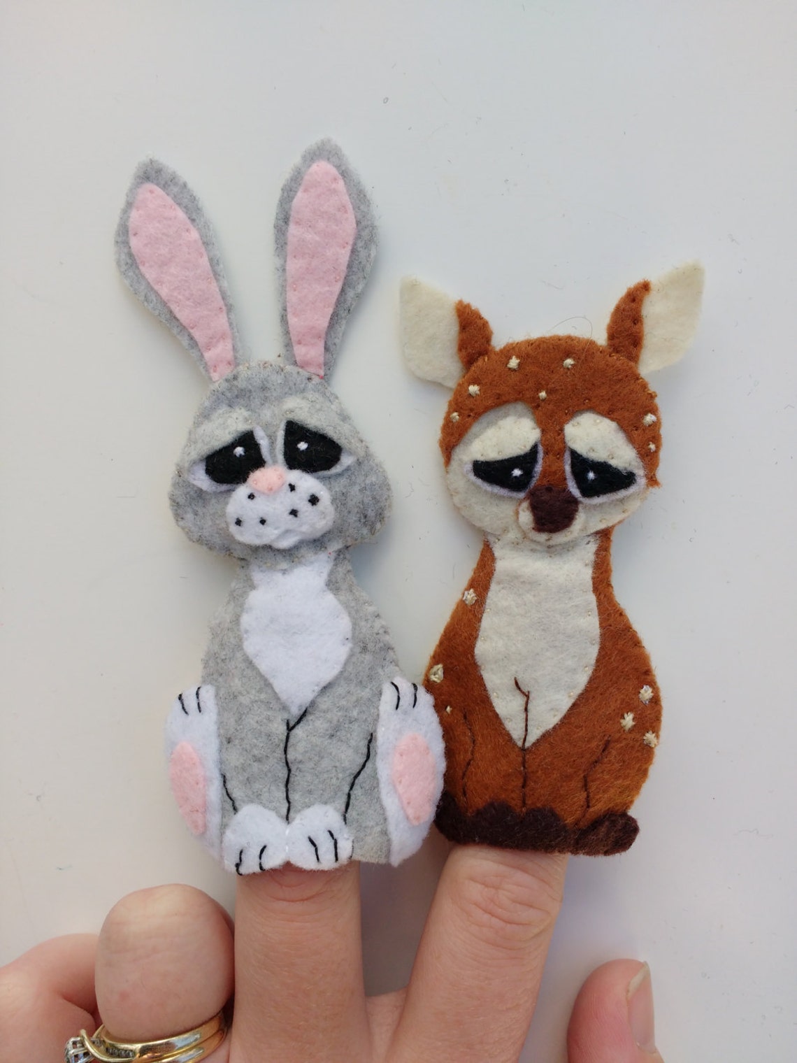 Forest Friends Finger Puppet Set | Etsy