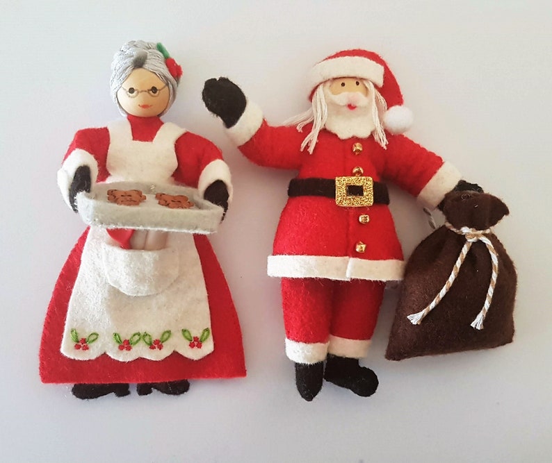 PDF Pattern and Tutorial for 'mrs Claus', an Ornament From the North ...