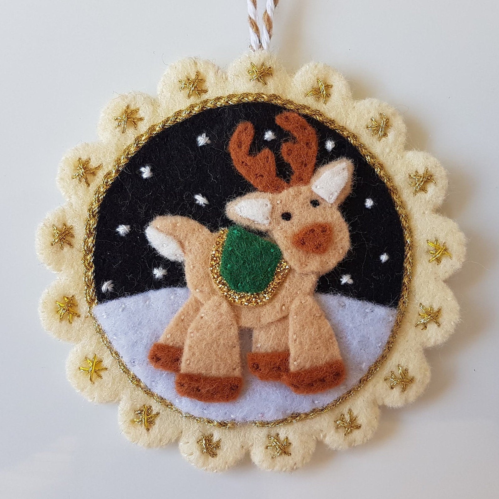 Felt Kit for Christmas Decorations 'reindeer' - Etsy