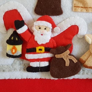 Felt Advent Calendar PATTERN & TUTORIAL 'santa's Workshop' - Etsy Canada