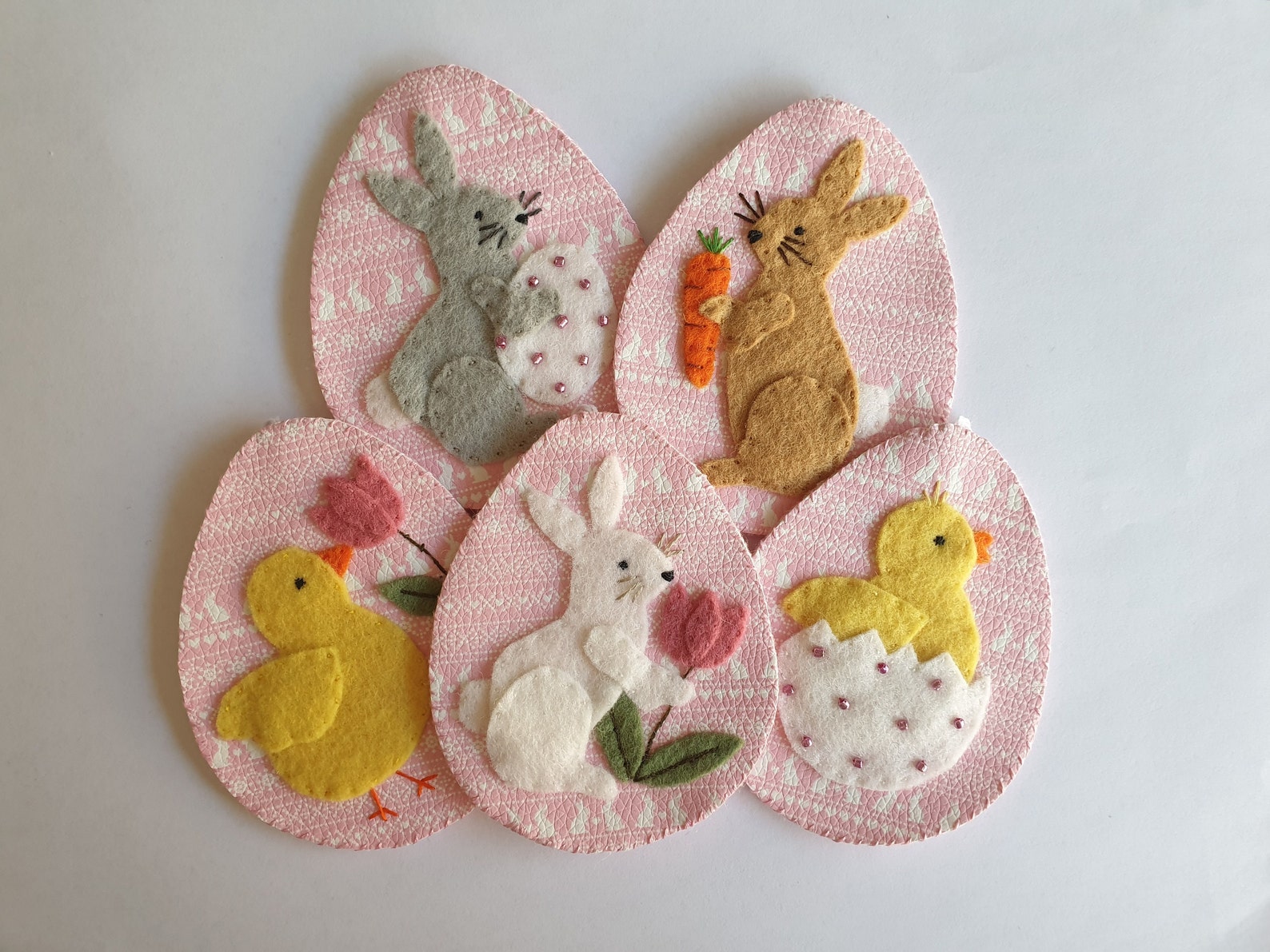 Felt Easter Decorations - 'springtime Fun' - Etsy