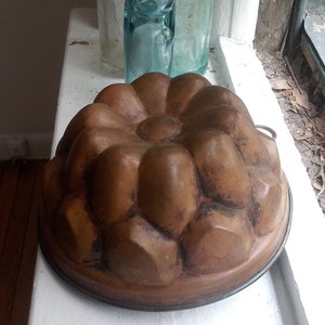 Antique Copper Molds Kitchen Cookware Culinary Cuisine Funtional Art ...