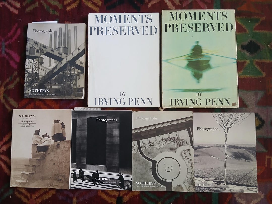 Moments Preserved by Irving Penn Photography Art Books Collectable ...