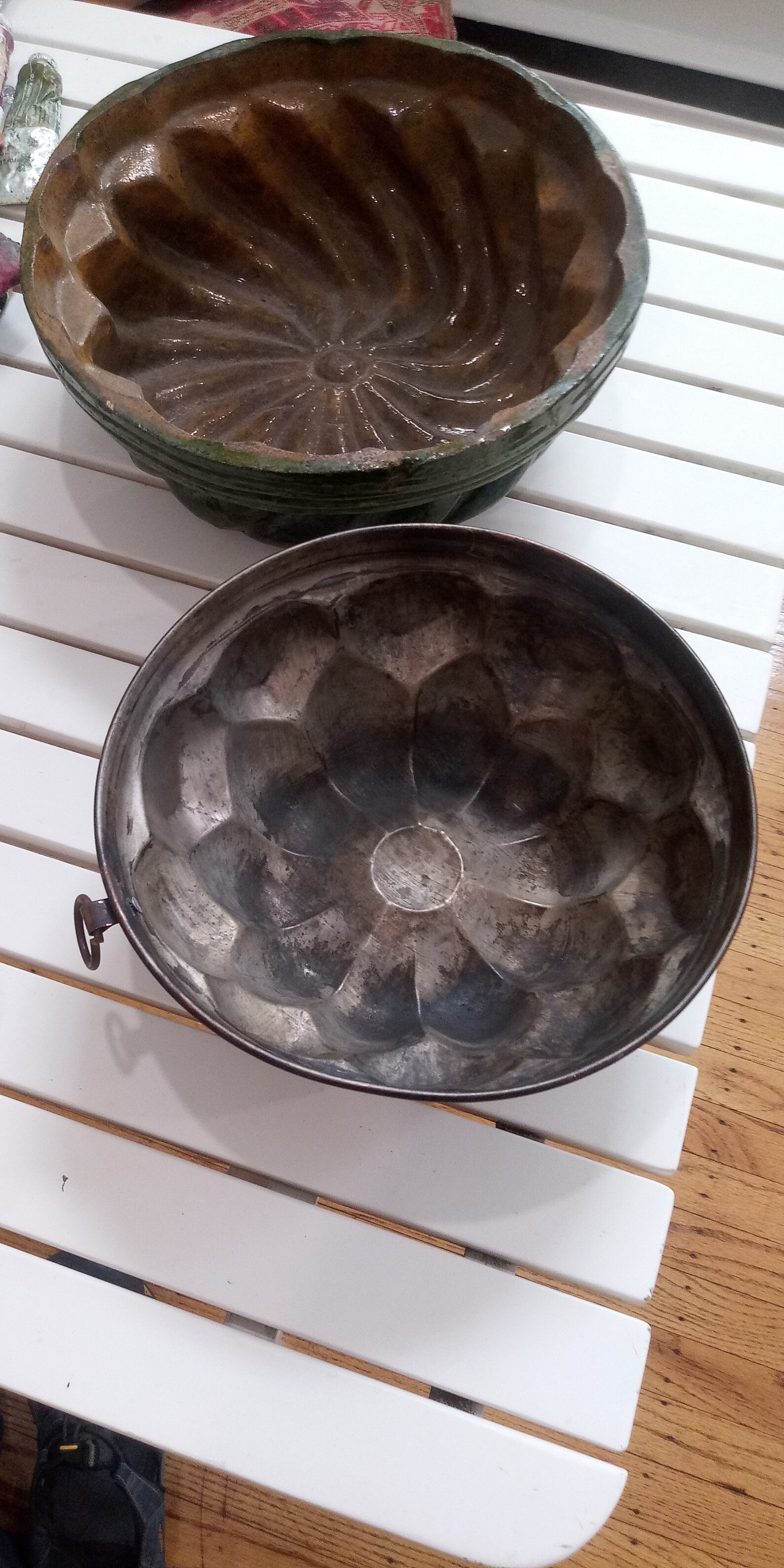Antique Copper Molds Kitchen Cookware Culinary Cuisine Funtional Art ...